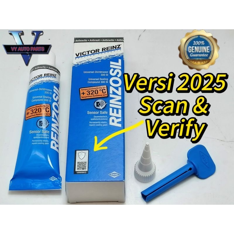 100% Original Gasket Gum Reinzosil 320 Celcius Victor Reinz 70ml Sealing Silicone Sealant ...