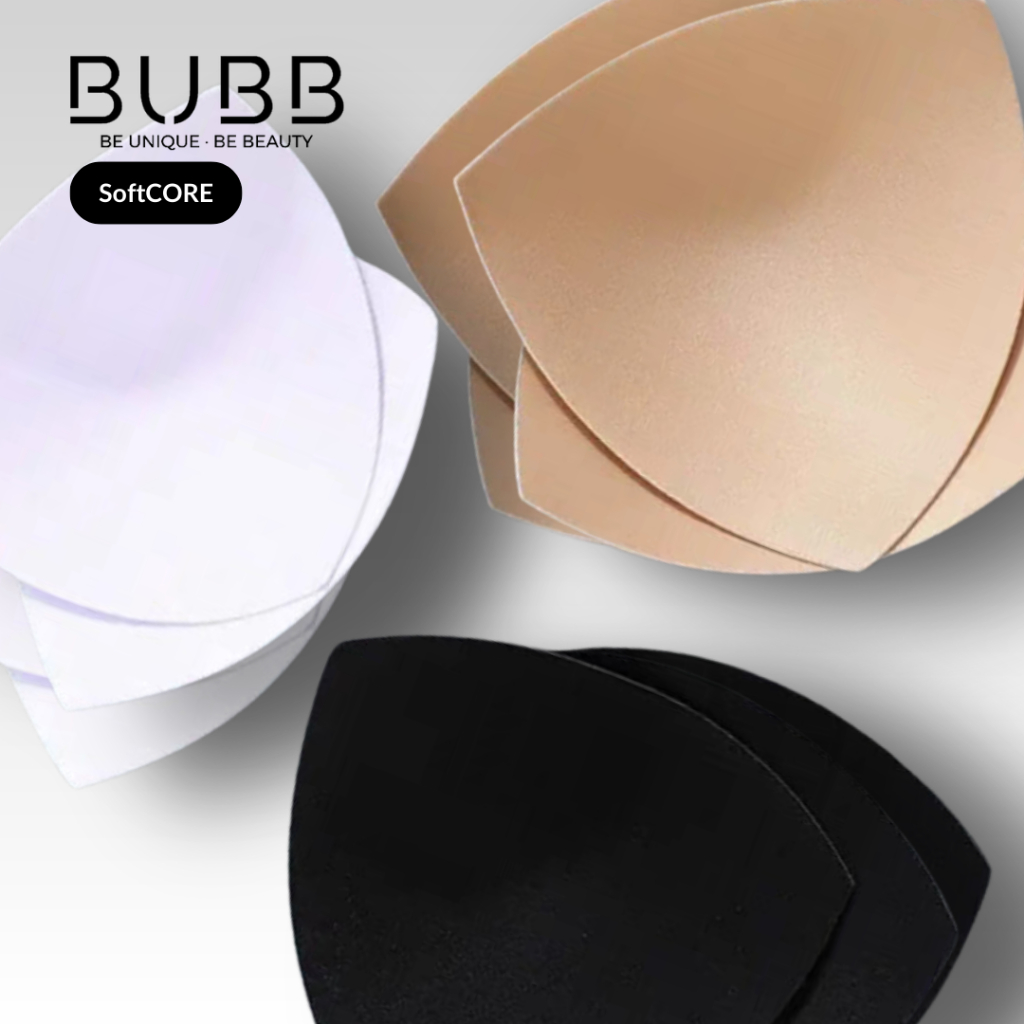 1 Pair Triangle Removable Thin Bra Pad Insert Sponge Replace Women Perempuan 三角形海绵胸垫 (BUBB Store ...
