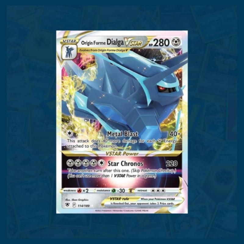 Origin Forme Dialga VSTAR (114/189) Ultra Rare | Astral Radiance | Pokemon TCG Card | Shopee ...