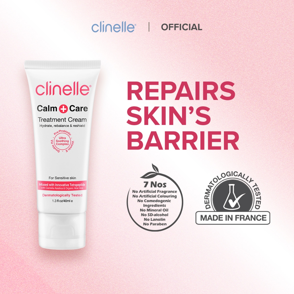 Clinelle Calm Care Treatment Cream 40ml (Exp: Sep 2026) - Calm, Relief ...