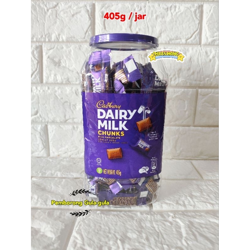Cadbury Dairy Milk Chocolate 382g / Jar | Shopee Malaysia