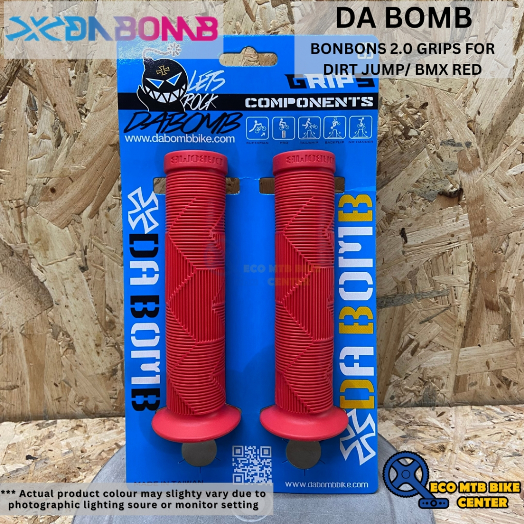 Da Bomb BonBons Grips 2.0 for Dirt Jump / Bmx Without end plug | Shopee ...