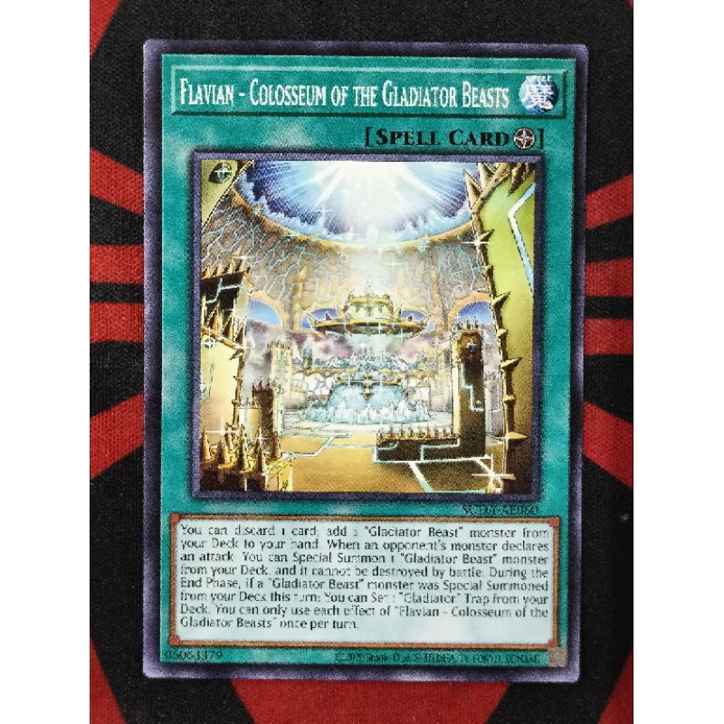 YUGIOH KONAMI SUDA-AE060 Flavian - Colosseum of the Gladiator Beasts (Common) | Shopee Malaysia
