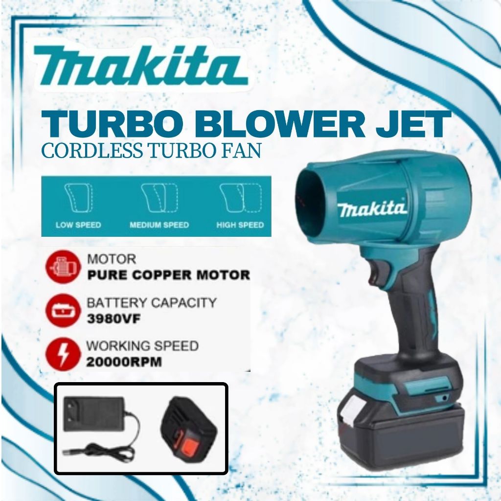 MAKITA Turbo Jet Blower Angin Blower Cordless Heavy Duty Air Blower ...