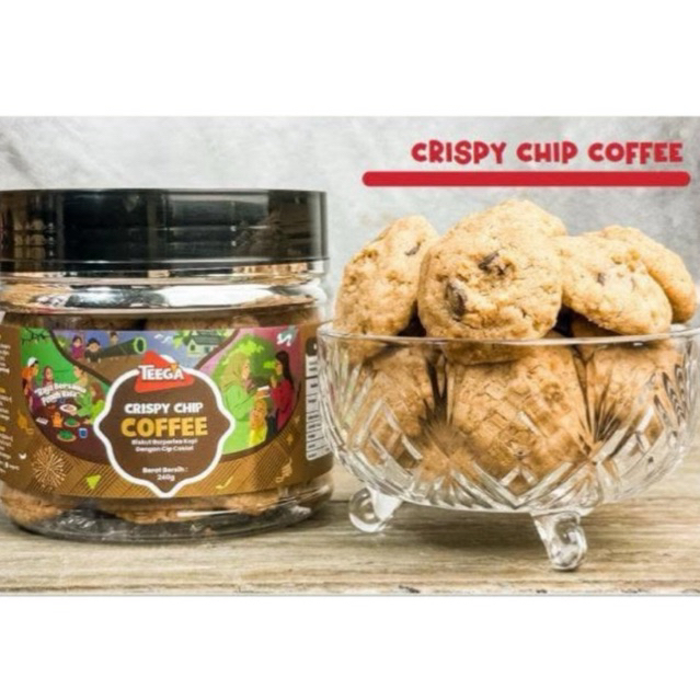 TEEGA Coffee Crispy Chip Cookies Biskut Rangup 240g | Shopee Malaysia