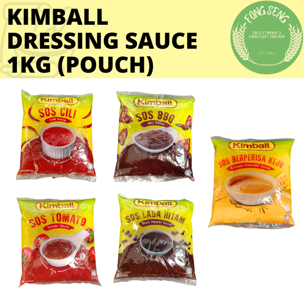 Kimball Dressing Sauce in Pouch 1kg (Kimball Chili Sauce/ Tomato Sauce ...