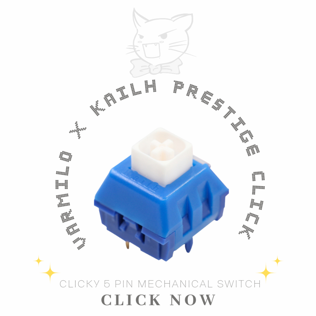 Varmilo x Kailh Box Prestige Sound Click 5 Pin Clicky Switch for MX Mechanical Keyboard 阿米洛x ...