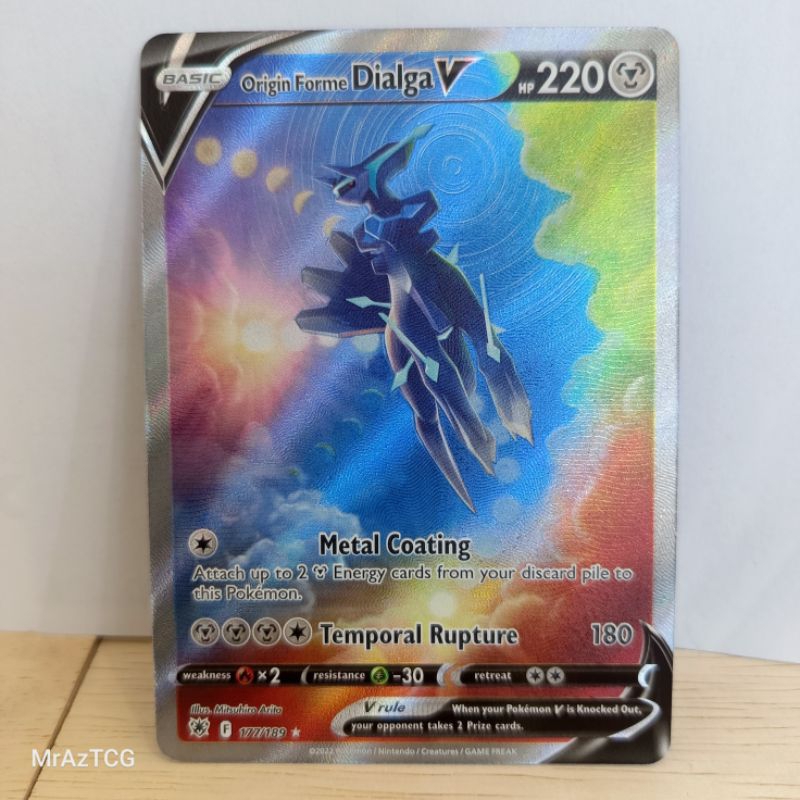 Origin Forme Dialga V - 177/189 - Alternate Art Ultra Rare Sword ...