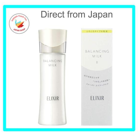 【Ships direct from Japan】Shiseido ELIXIR Balancing Milk 2 (Melting Type) 130mL / Refill 110mL ...
