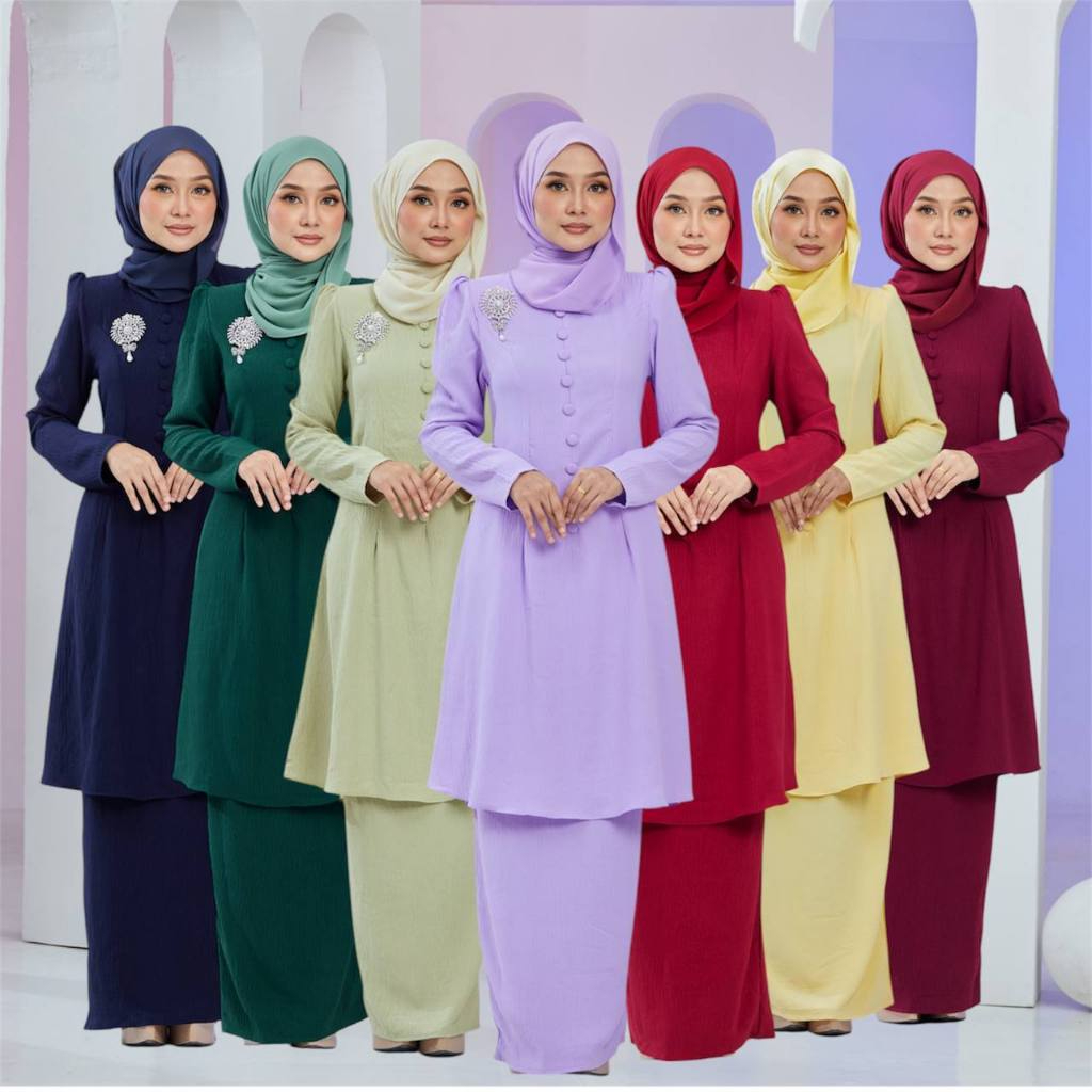 READY STOCK KURUNG RIAU ANGGUN EDISI RAYA 2025 BY TEEKA WARDROBE ...