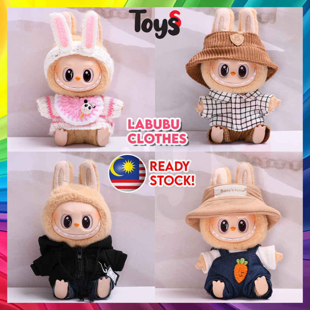 ⚡Toyss Labubu Clothes V2 Baju Labubu Patung Have A Seat Labubu Clothes ...