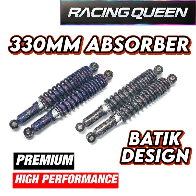 330MM BATIK ADJUSTABLE GAS ABSORBER APIDO ABSOBER EX5 DREAM RXZ WAVE ...