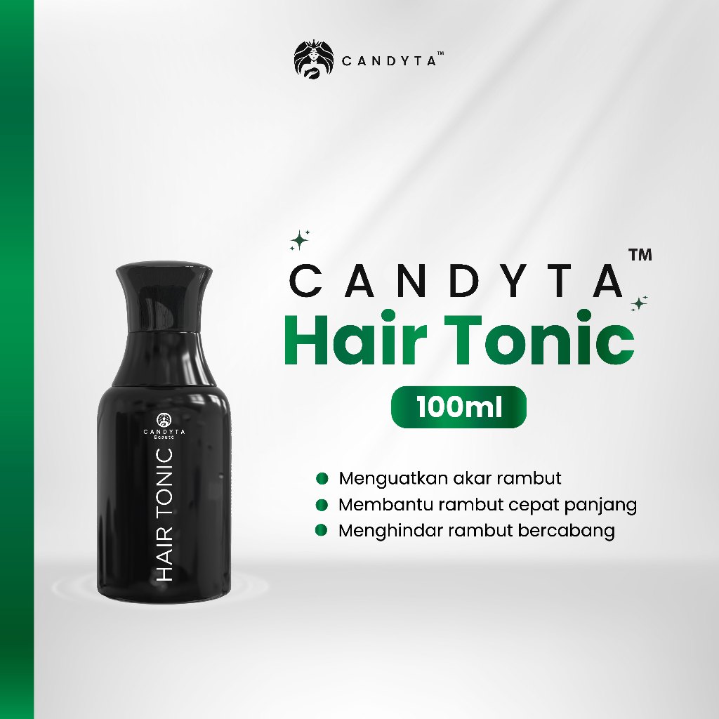 [DIRECT DARI HQ] CANDYTA HAIR TONIC 100ML |Hair Growth Rambut Lebat ...