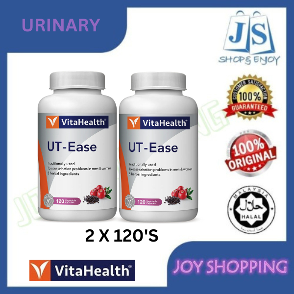 VitaHealth UT-Ease 120'S / 2X120'S [ SUPPLEMENT FOR URINARY HEALTH ...