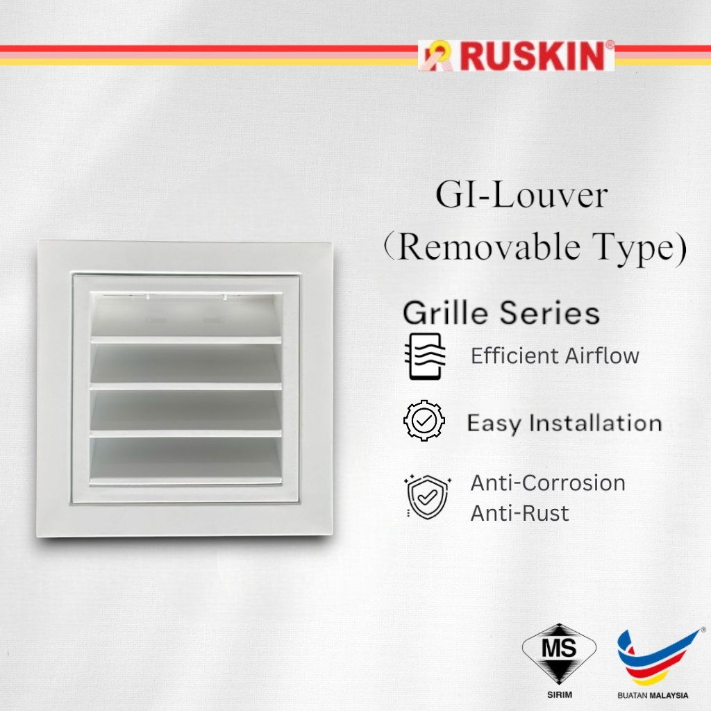 GI-LOUVER (REMOVABLE TYPE) | Shopee Malaysia