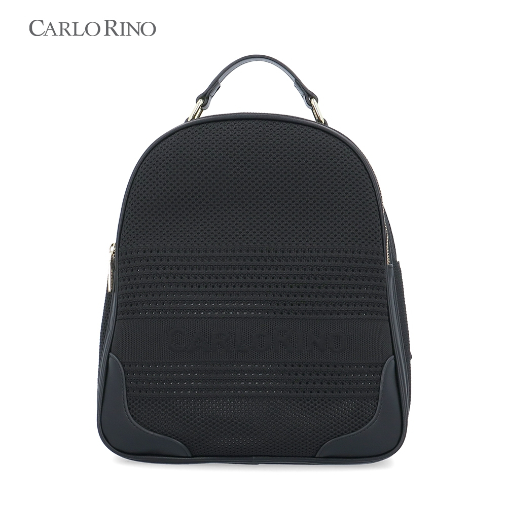 Carlo Rino CR "The Quiet" Woven Backpack - Black | Shopee Malaysia