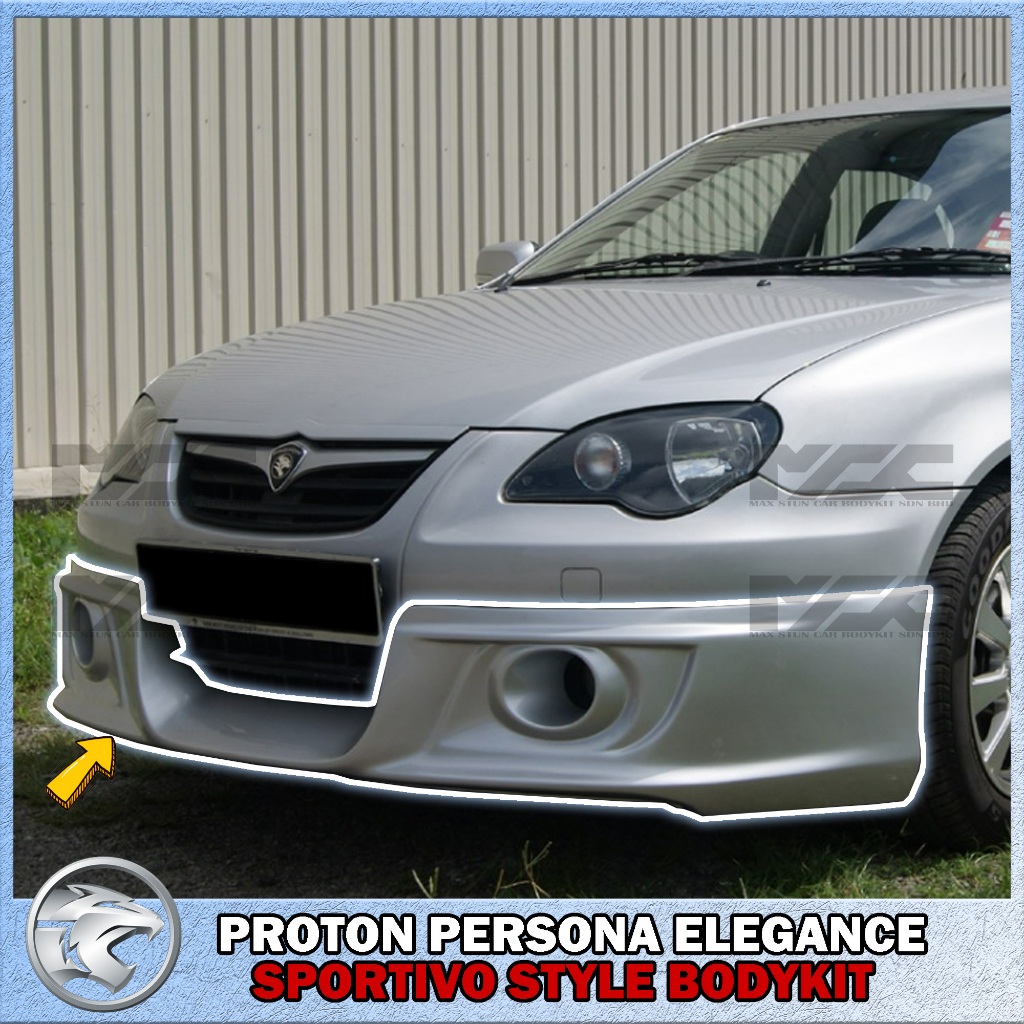 PROTON PERSONA ELEGANCE SPORTIVO FULLSET BODYKIT FRONT SKIRT SIDE SKIRT ...