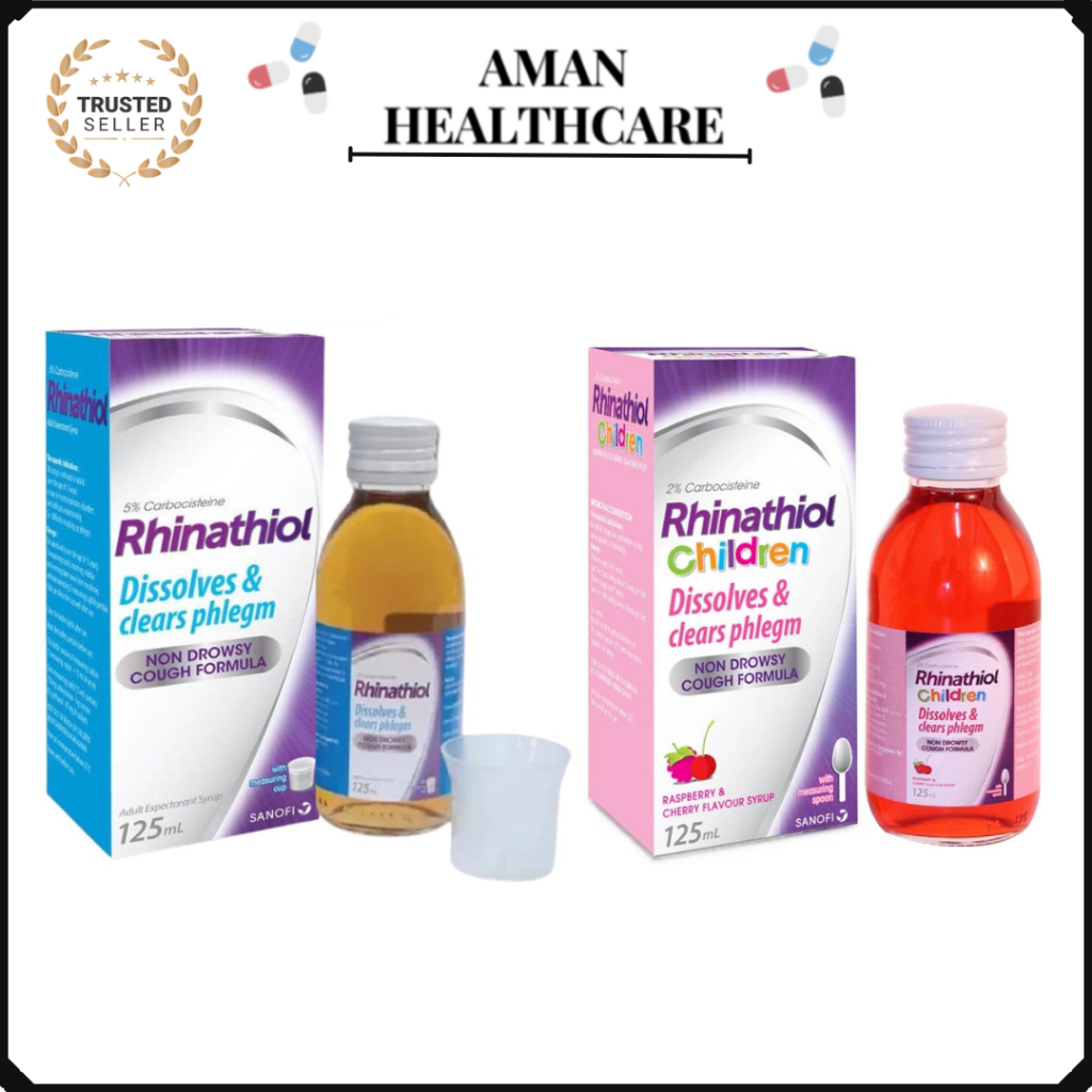 RHINATHIOL COUGH SYRUP 125ML (ADULT/CHILDREN) | Shopee Malaysia