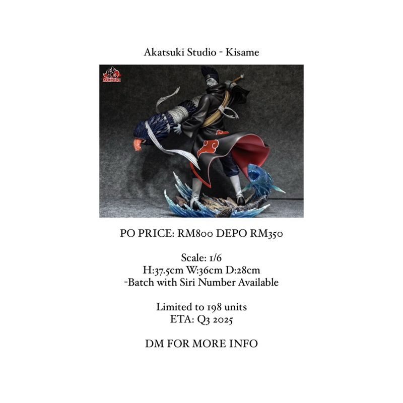 Akatsuki Studio - Kisame | Shopee Malaysia