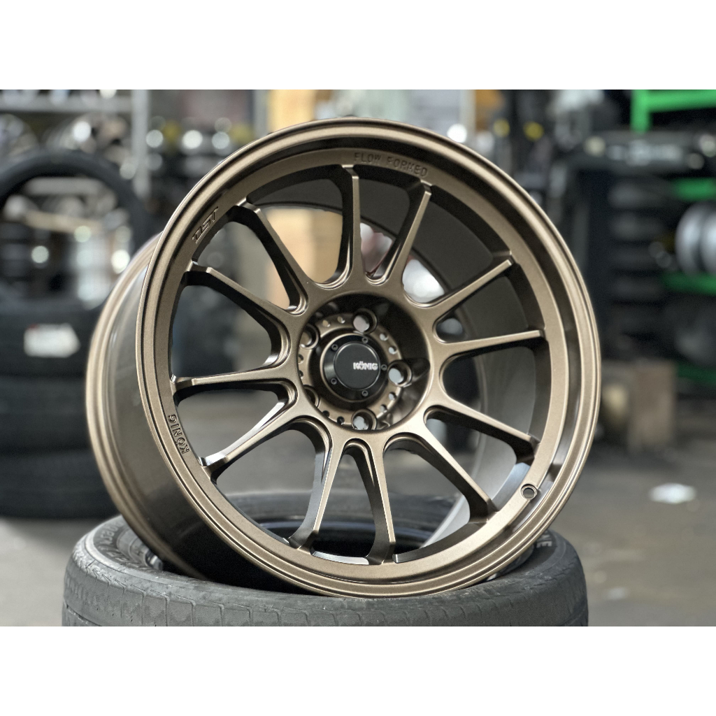 NEW 18X9.5J 18X10.5J Konig Hypergram Rim (set of 4) Bronze 5X114.3 for ...