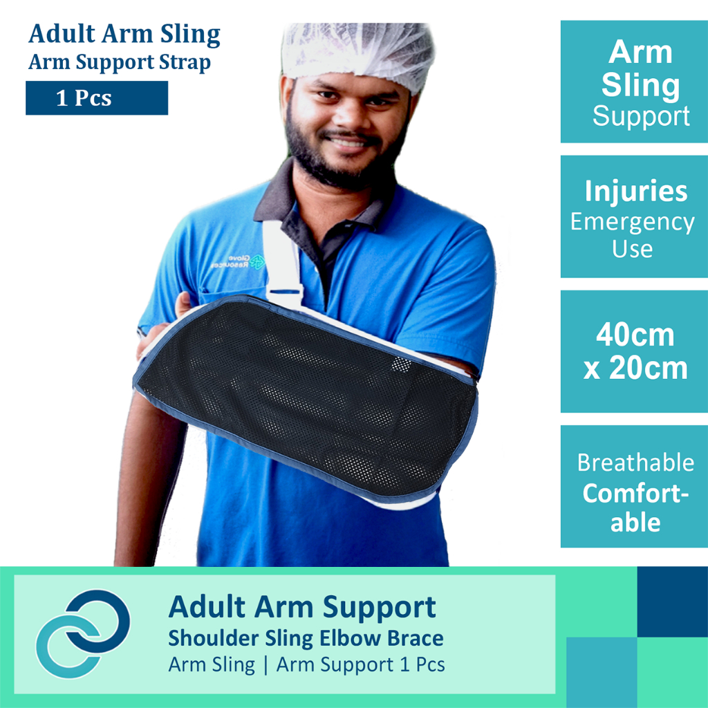 Mikro Medical Adult Arm Support Strap Shoulder Sling Elbow Brace | Arm ...