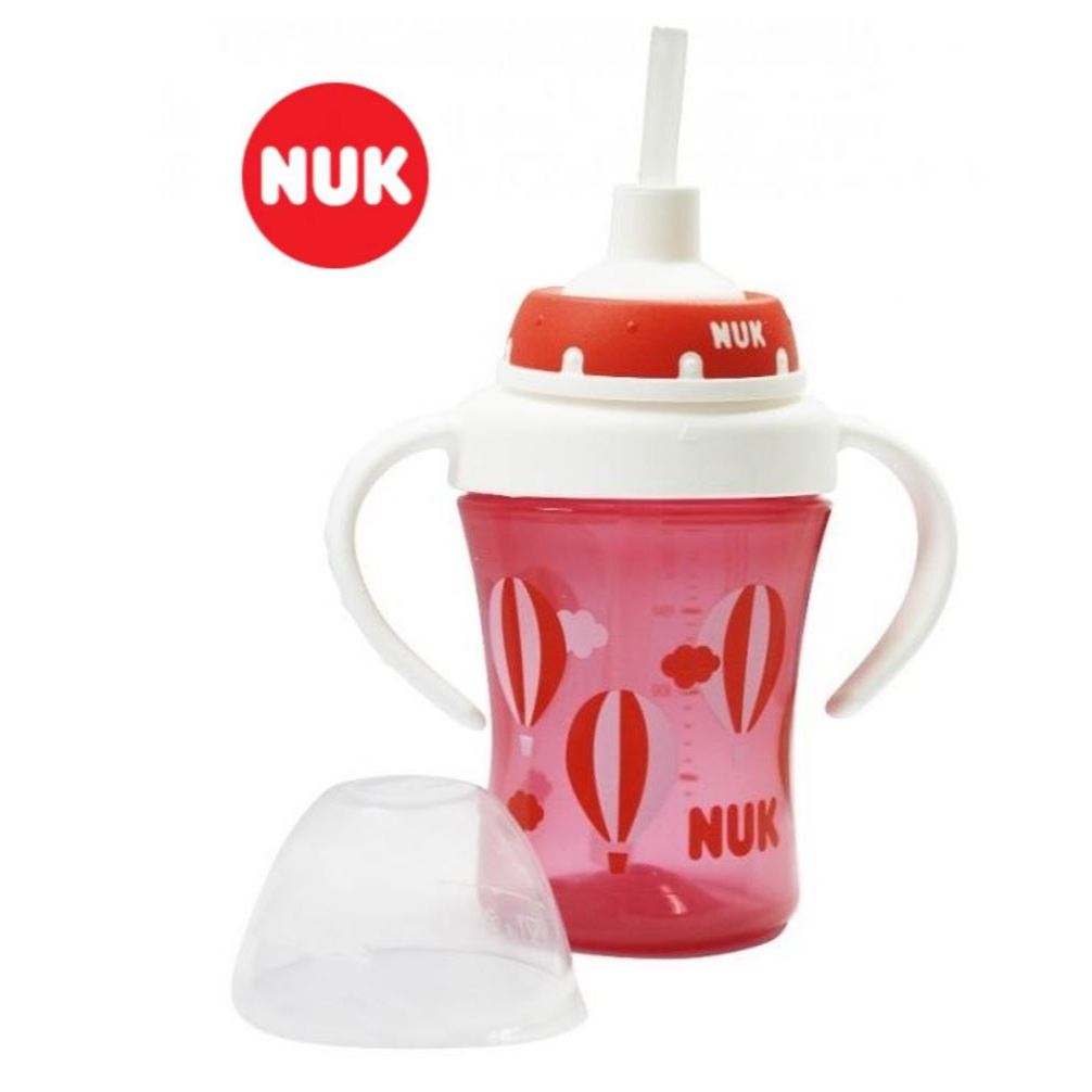 NUK - Premium Choice Cup With Soft Straw 9m+ 200ml (Pink) | Shopee Malaysia