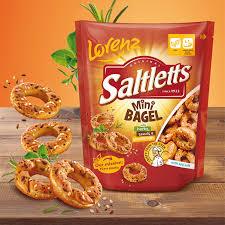 LORENZ SALTLETTS BREZEL 150G /COCKTAIL MIX 180G/ MINI BAGEL 100G ...