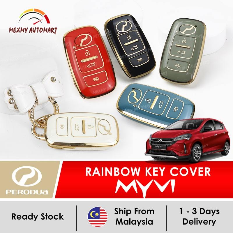 Perodua MYVI 2025 2024 Premium Key Cover Accessories Casing Accessori ...