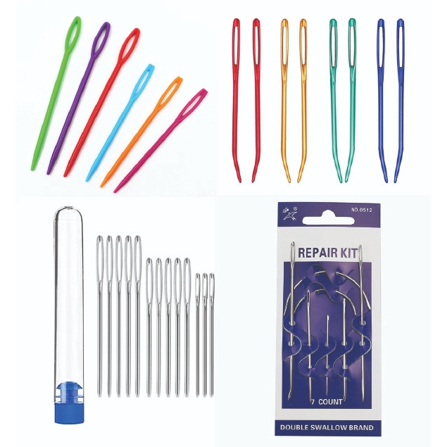 🇲🇾Yarn Needle Tapestry Needle Sewing Nee Weaving Needle Large-Eye ...