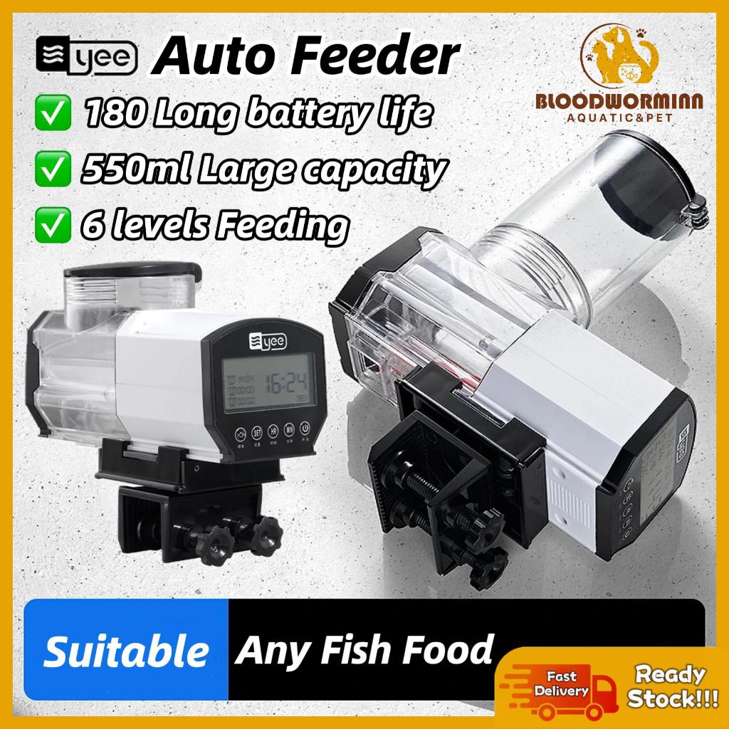 YEE Auto Feeder Fish Automatic 550ML Aquarium Food Dispenser Small ...
