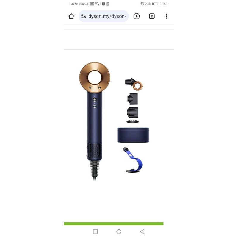 Dyson HD15 Supersonic Hair Dryer PRUSSIAN BLUE | Shopee Malaysia