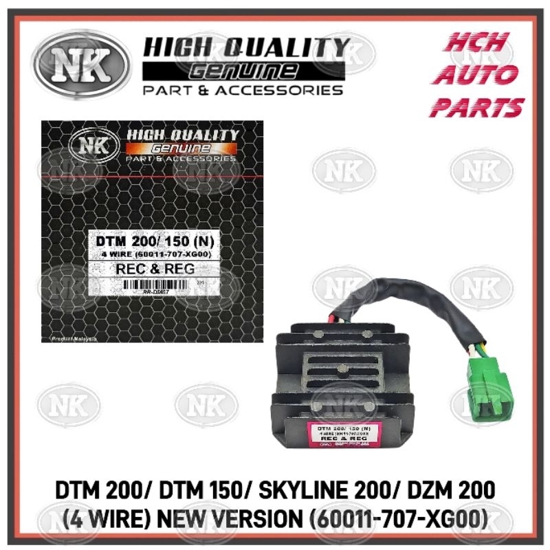 RECTIFIER & REGULATOR - DEMAK - DTM 200 (4 WIRE)/ DTM 150/ SKYLINE 200 ...