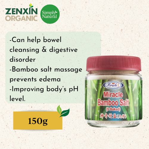Miracle Bamboo Salt (9 Baked) 150g | Shopee Malaysia