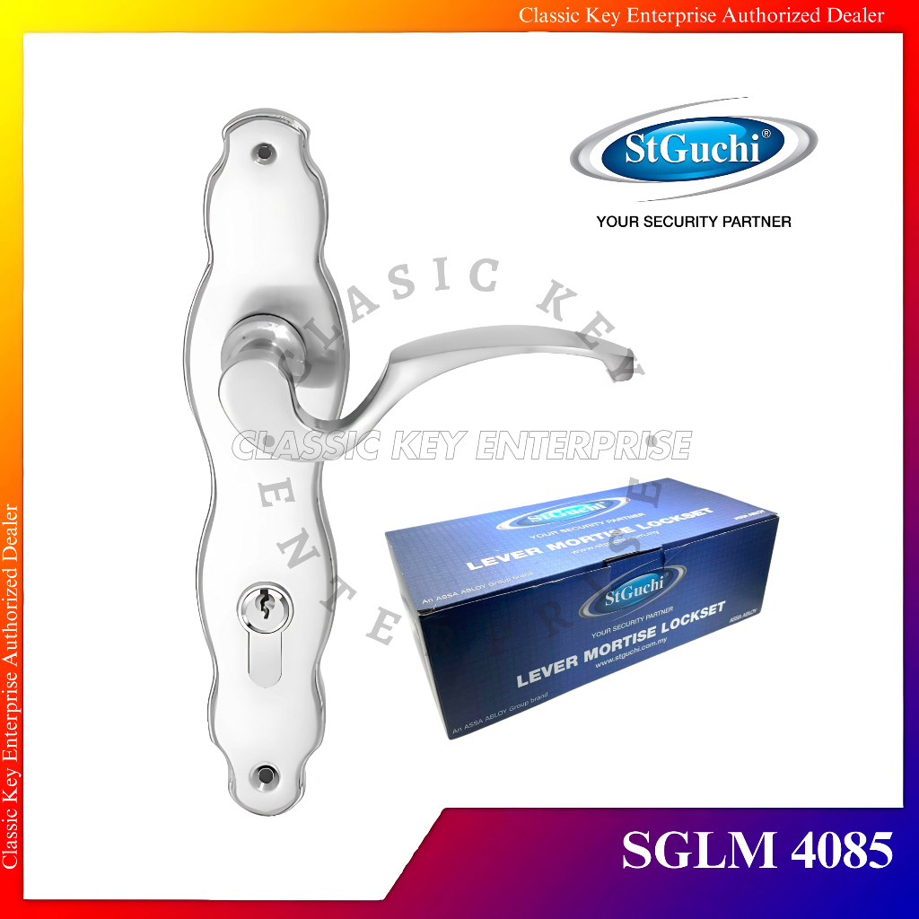 St Guchi Lever Mortise Grille Door Lockset Model (SGLM4085 - IZ001 ...