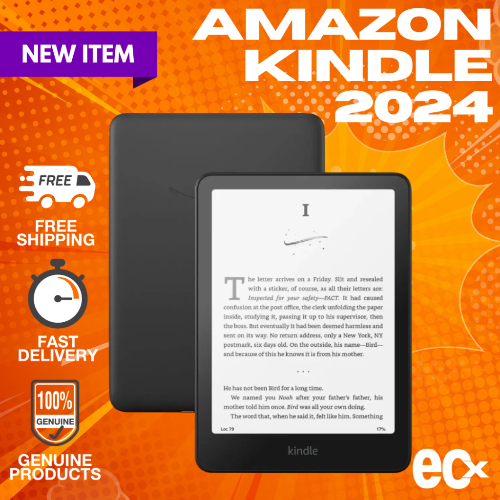 Amazon Kindle Paperwhite (12th Gen) 2024 with 7″ display, 12 months ...