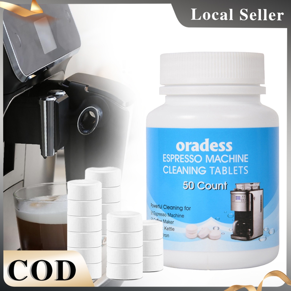 50 Tabs Espresso Machine Cleaning Tablets Coffee Machine Cleaner Tools ...