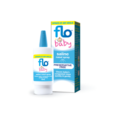 Flo baby saline nasal spray 15mL (Presertive free) Exp April 2026 ...