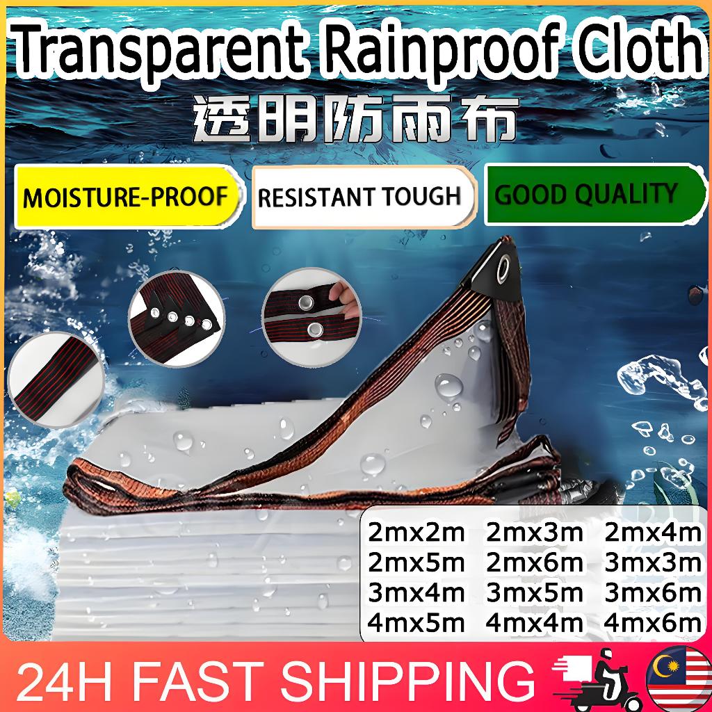 Thickened PE Transparent Canvas Tarpaulin Kanvas Khemah Pasar Malam ...