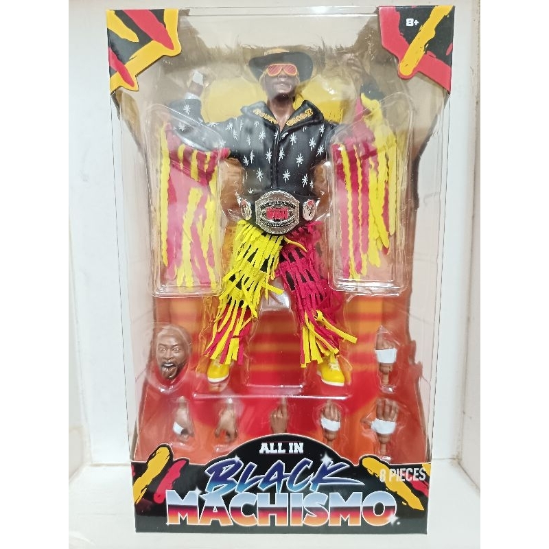 Jazwares AEW Black Machismo Jay Lethal ROH Wrestling Action Figure ...