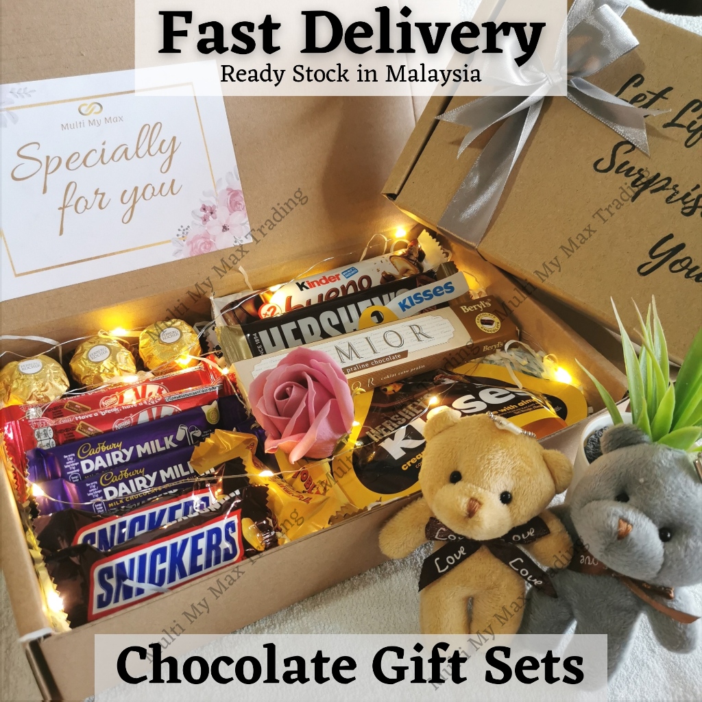 Hari Raya Chocolate Gift Box Hamper Gift Set Hadiah Valentine Birthday ...