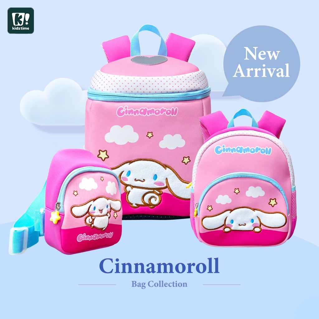 Kidztime Kids Children Cinnamoroll Design Barrel Backpack Preschool ...