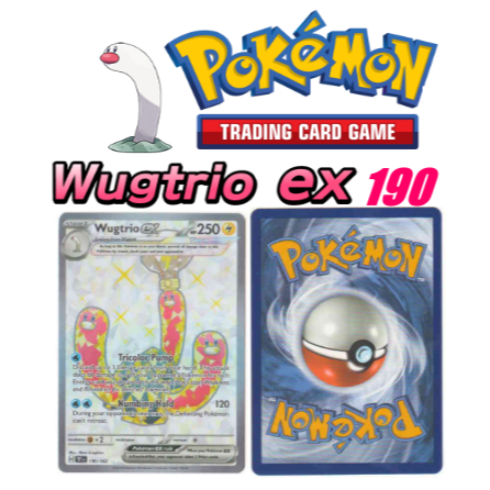 Pokemon Trading Card Original English Version TCG : - Wugtrio 190/162 ...