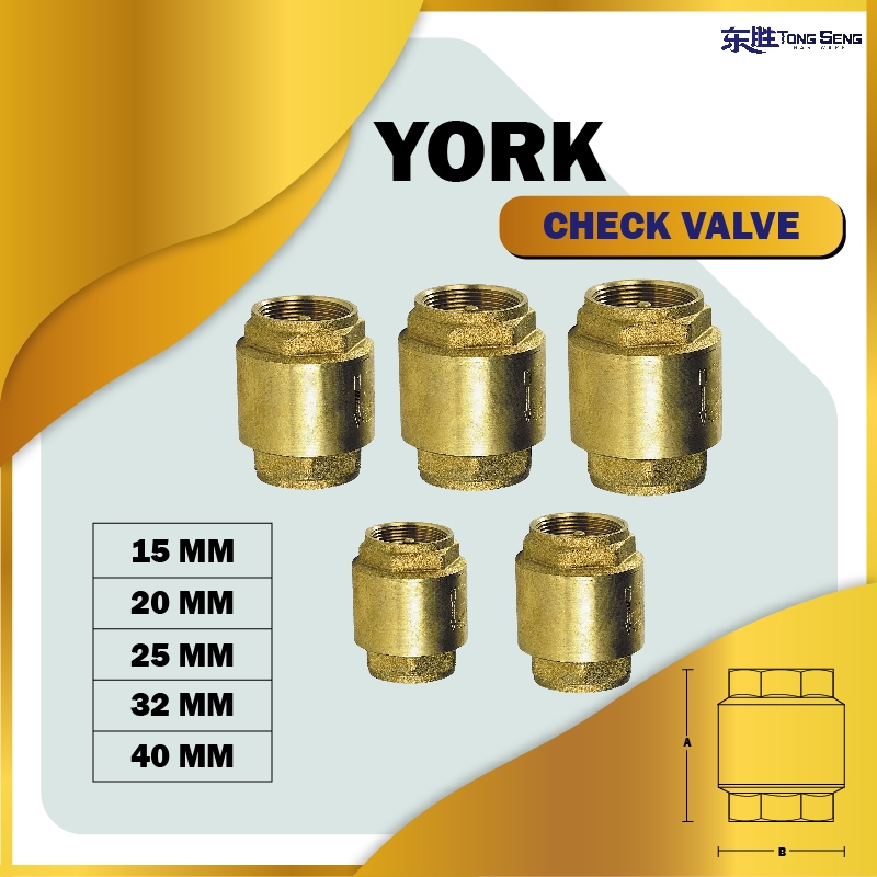 [𝐎𝐫𝐢𝐠𝐢𝐧𝐚𝐥] ITAP YORK CHECK VALVE (15/20/25/32/40MM) | Shopee Malaysia