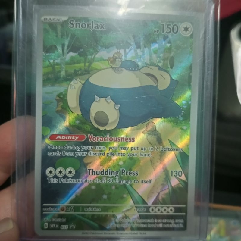 Black Star Promo Snorlax 051 | Shopee Malaysia