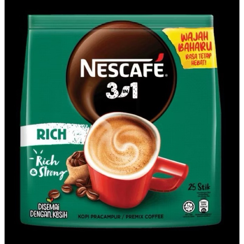 Nescafe Rich Instant Coffee Mix 【25sx18g】 | Shopee Malaysia