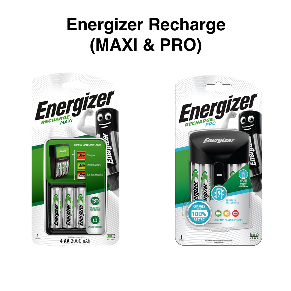 ENERGIZER® MAXI CHARGER & ENERGIZER® PRO CHARGER | Shopee Malaysia
