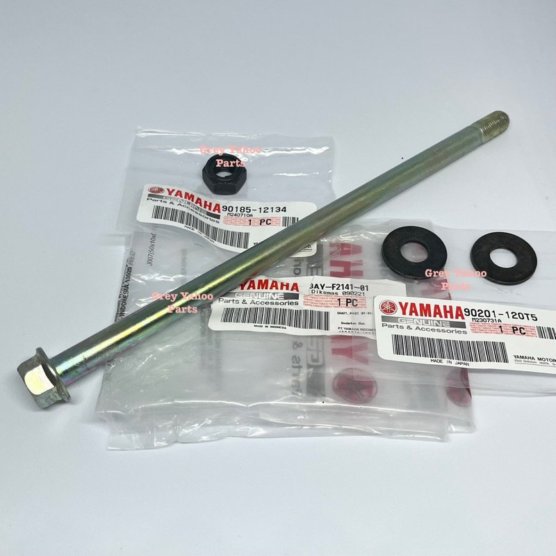 Yamaha Y125 Shaft Washer & Nut Rim Belakang Original Japan (90185-12134 ...
