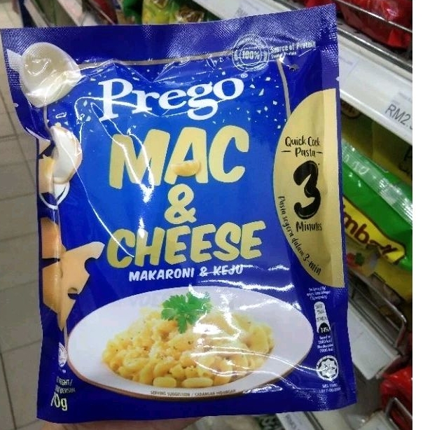 Prego Mac &Cheese Quick Cook Pasta Instant | Shopee Malaysia