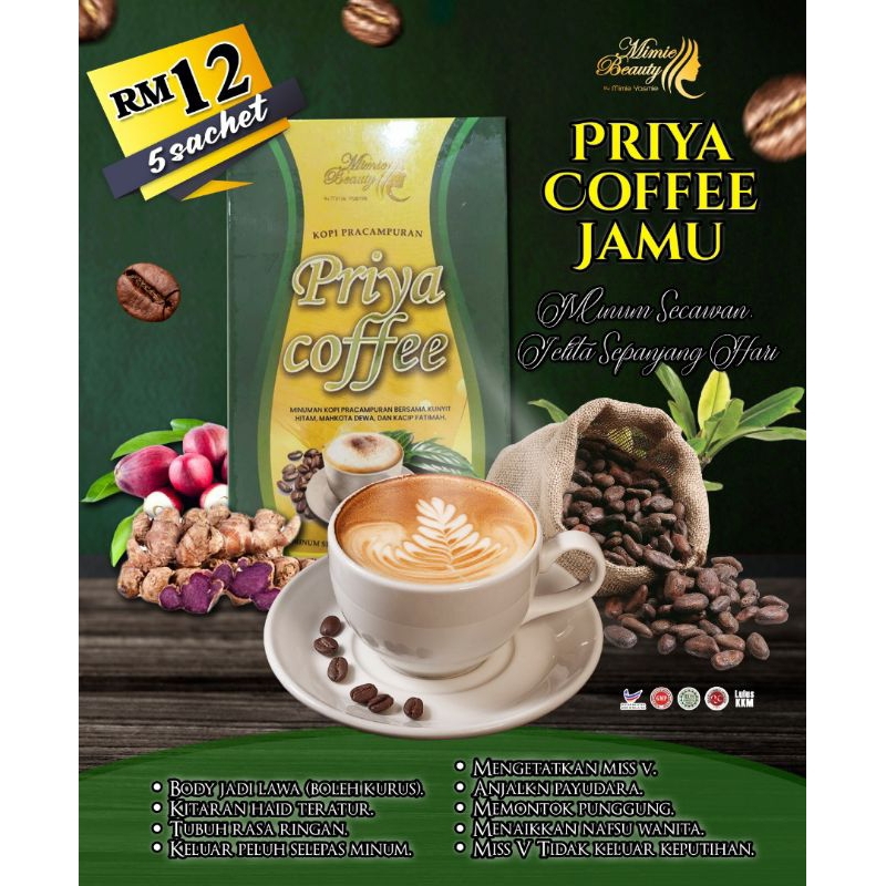 PRIYA COFFEE JAMU (Mimie Beauty) | Shopee Malaysia
