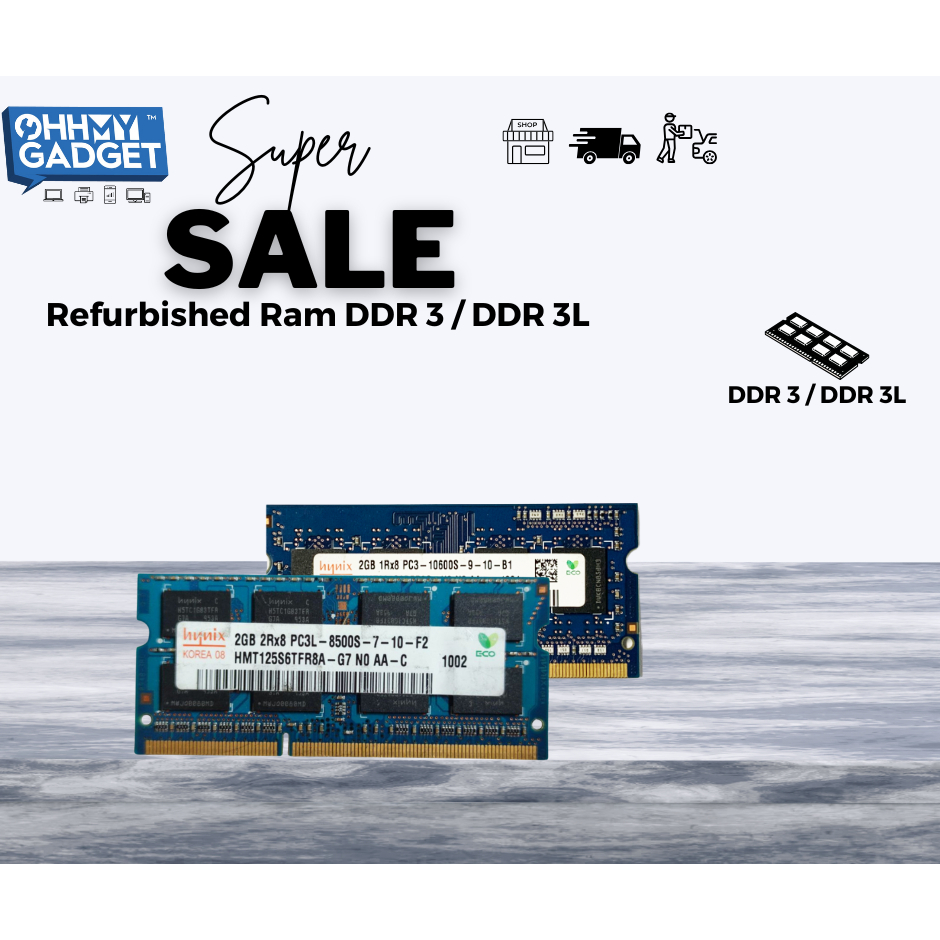 REFURBISHED RAM DDR 3 / DDR 3L 2GB FOR LAPTOP | Shopee Malaysia